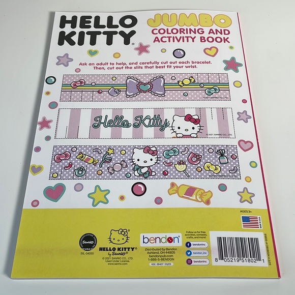 Hello Kitty | Toys | Hello Kitty Jumbo Coloring And Activity Book ...